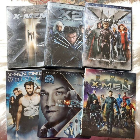 Media | Xmen 6 Dvd Bluray Movie Collection Wolverine First Class Days ...